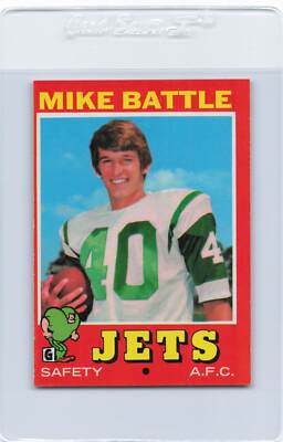 1971 Topps #179 Mike Battle Jets EX/MT *DA-B2215 | eBay