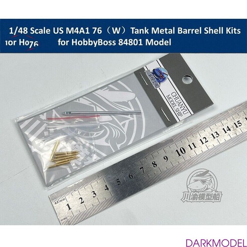 1/48 Scale US M4A1 76（W）Tank Metal Barrel Shell Kits for HobbyBoss 84801 Model | eBay