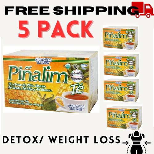 5x Te Piñalim De Piña GN+Vida Piñalim Tea DIET Weight Loss Detox Bajar ...