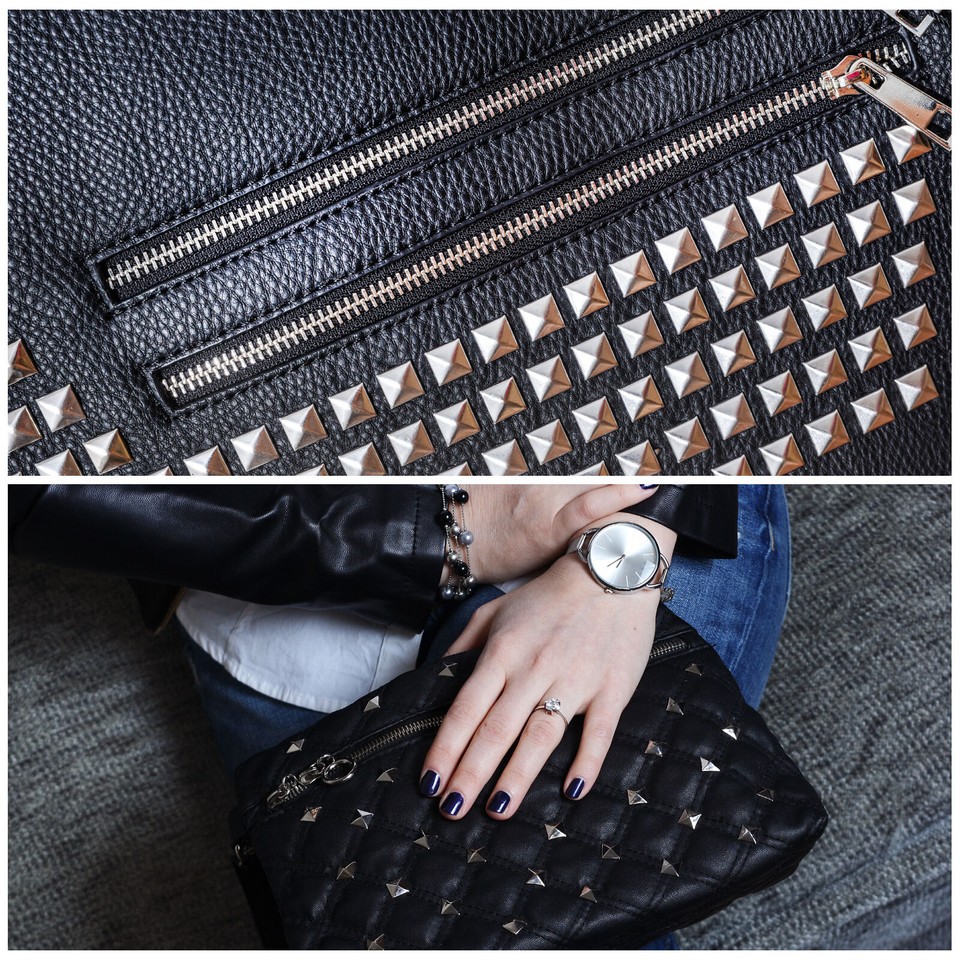 50 Sets Spike Rivet, 15x9mm Pyramid Rapid Rivet Studs Spikes, Gun-black ...