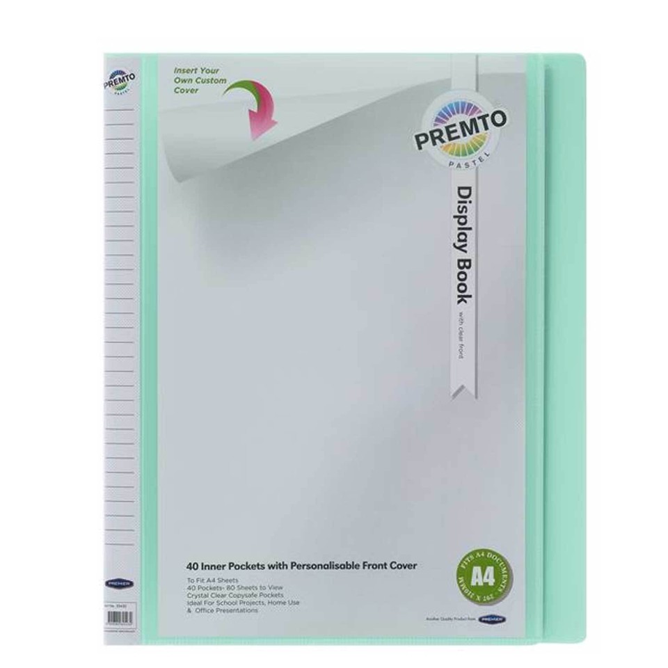 Display Book A4 Presentation Office Documents Storage Filing Folder 40 ...
