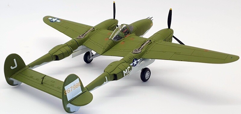 Franklin Mint 1/48 Scale Aircraft B11E186 - P38J Lightning "Jack" USAF ...