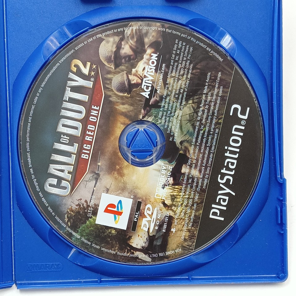 Call Of Duty 2 Big Red One PS2 in Italiano Videogioco in Ottimo Stato ...