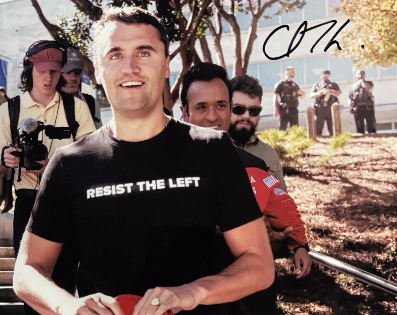 Charlie Kirk Autographed/Signed 8 x 10 Photo w/COA | eBay