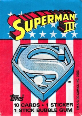 1983 Topps Superman III Trading Card Complete 99 Card Set 22 Stickers ...