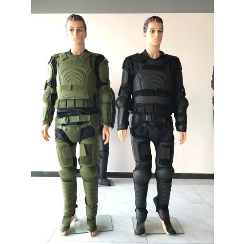 Anti impact riot gear black stab proof full body riot suit factory new ...