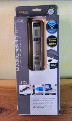 VuPoint Magic Wand II Wireless Portable Document Or Picture Scanner | eBay