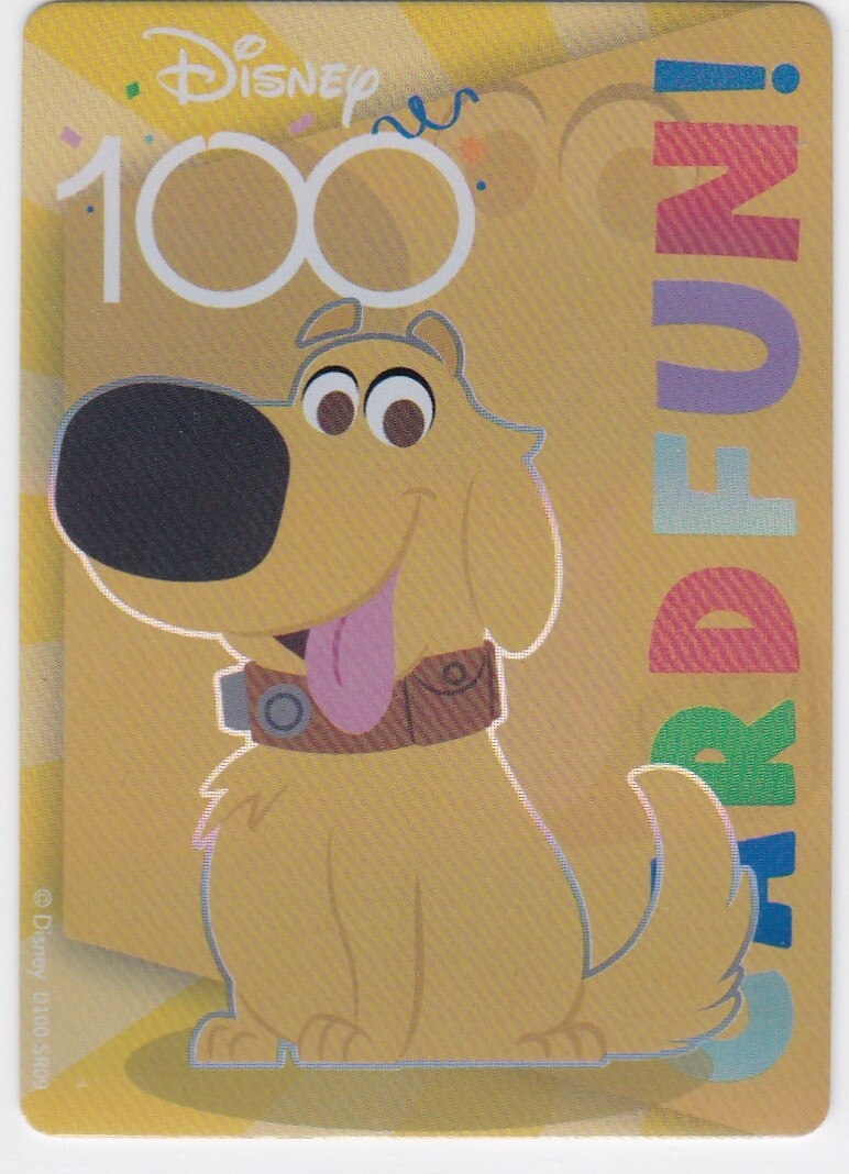2023 Card Fun Disney 100 Years of Wonder Joyful SR09 Dug – Up | eBay