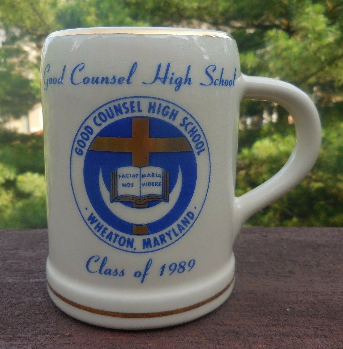 Good Counsel High School Falcons Class of 1989 Wheaton Maryland Coffee ...