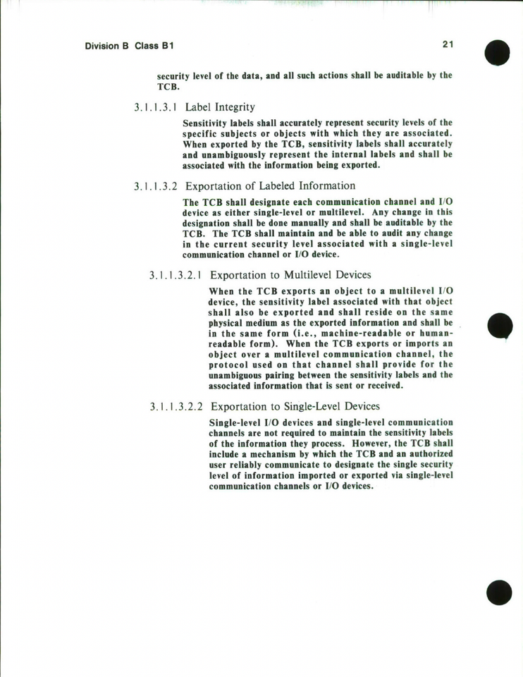 108 Page ORANGE BOOK 1983 TRUSTED COMPUTER SYSTEM EVALUATION CRITERIA ...