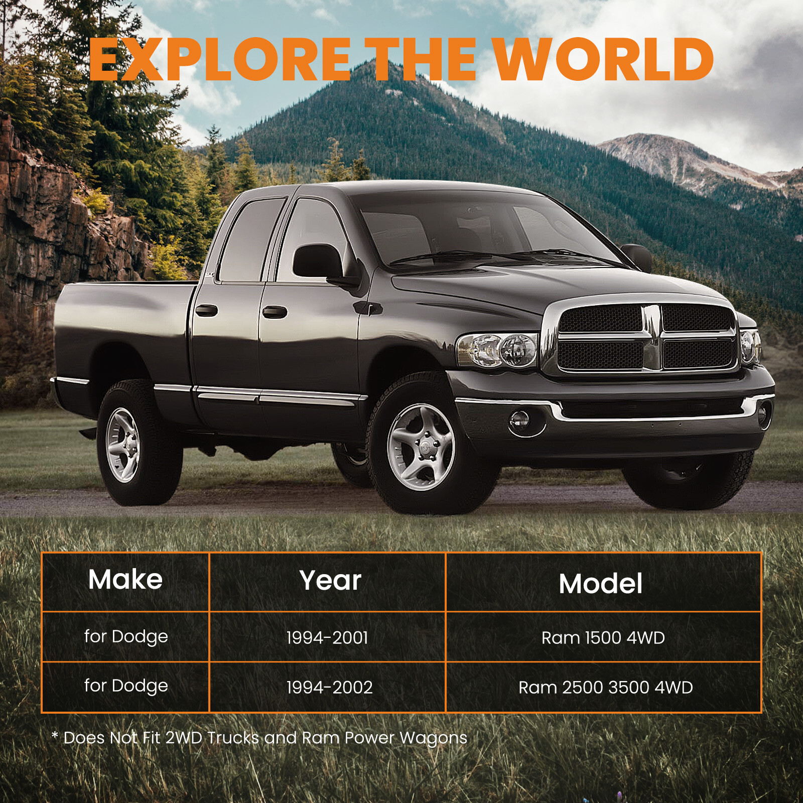 Steering Gear Box Stabilizer Bar Brace for 94-02 Dodge Ram 1500 2500 ...