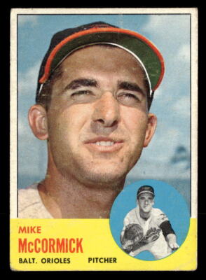 1963 Topps #563 Mike McCormick High # SP | eBay