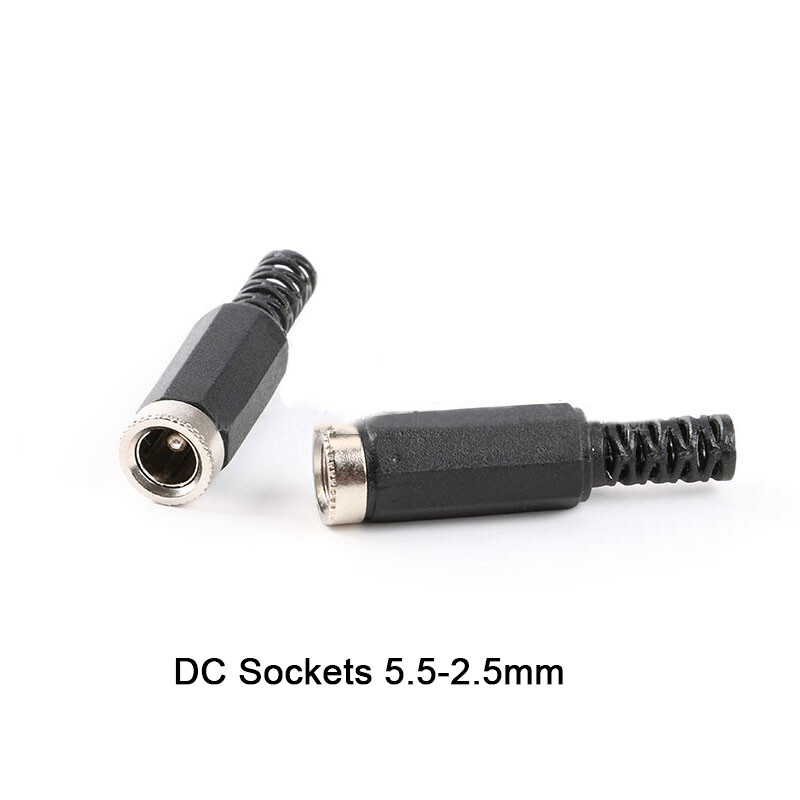 DC Power Male Plug Female Socket Barrel Jack Adapter Connector PCB ...