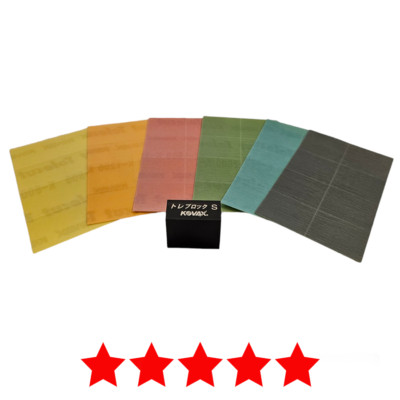Kovax Tolecut Set | Toleblock + Schleifmittel Körnungen 800 bis 3000 ...