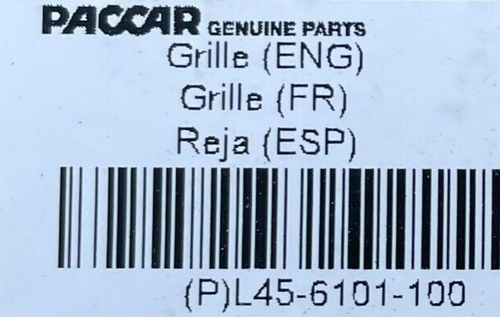 L45-6101-100 Genuine Paccar Grille OEM - New | eBay