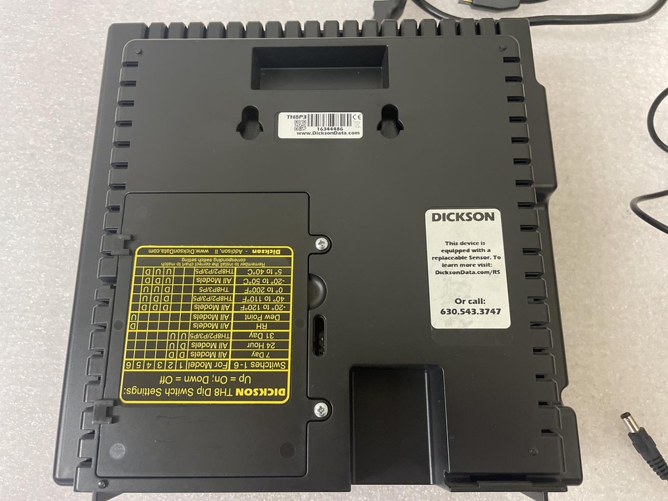 DICKSON TH8P3 TEMPERTURE AND HUMIDITY CONTROLLER RECORDER WITH R250 | eBay