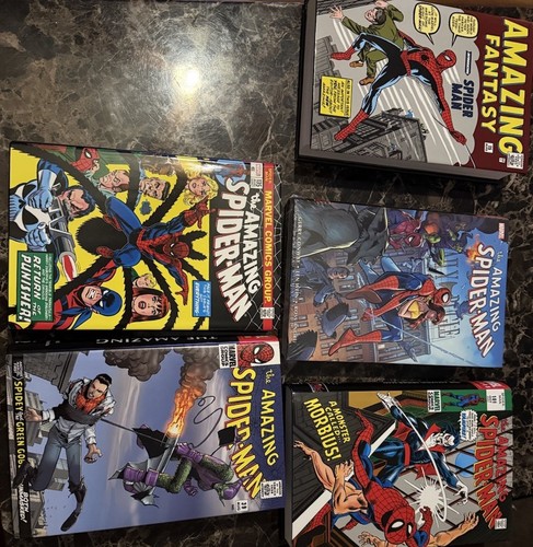 Marvel Amazing Spider-Man Omnibus Hardcover HC Volumes 1-5 Stan Lee | eBay