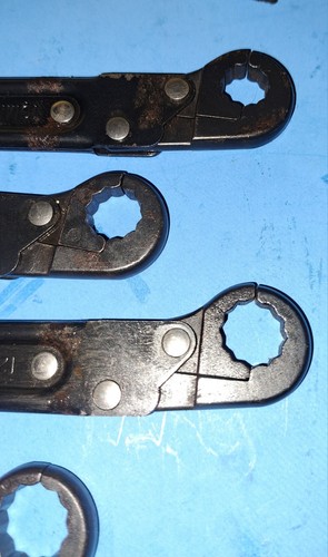 Mac Tools 5Pc Ratcheting Flare Nut Torque Adapter Wrench Set Metric ...