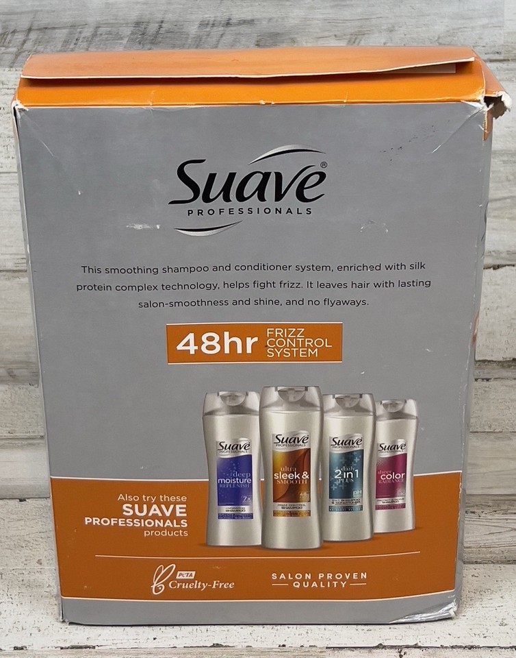 Suave Professionals Ultra Sleek and Smooth Frizz Control Set Of 28oz Each 79400211378| eBay