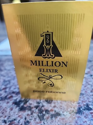 Paco Rabanne 1 Million Elixir 0.05 oz/ 1.5 ml Parfum Intense Sample ...