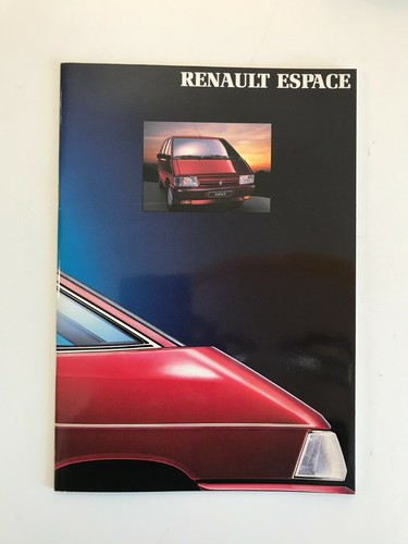 RENAULT ESPACE dépliant catalogue publicitaire vintage C8 | eBay