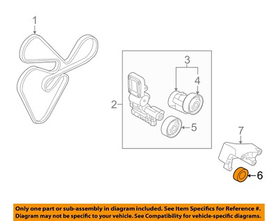 HYUNDAI OEM 10-16 Santa Fe Sport Cooling Belts Pulleys-Idler Pulley ...