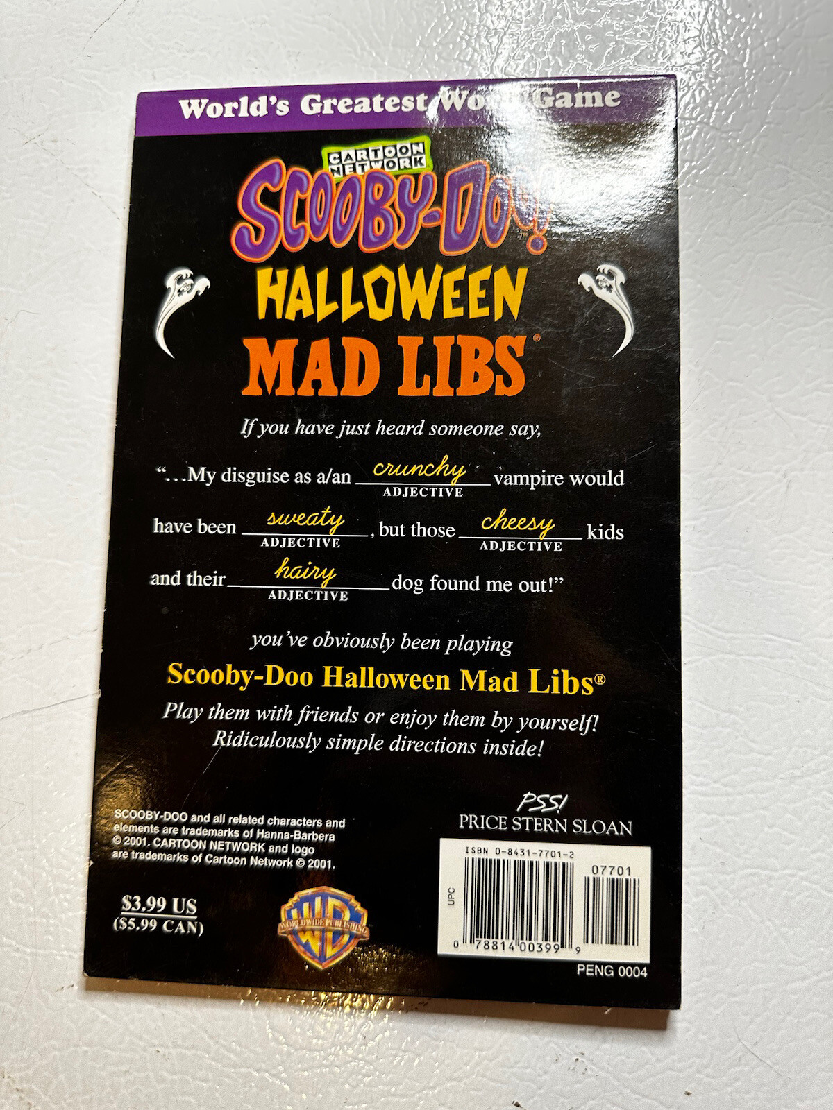 Scooby-Doo Halloween by Leonard Stern and Roger Price (2001, Trade ...