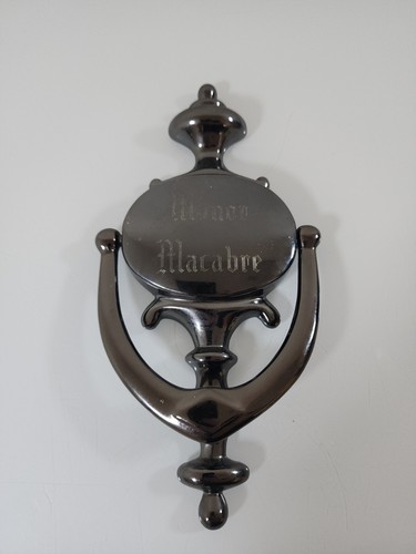 Vintage Solid Brass Door Knocker Engraved Manor Macabre Spain Things ...