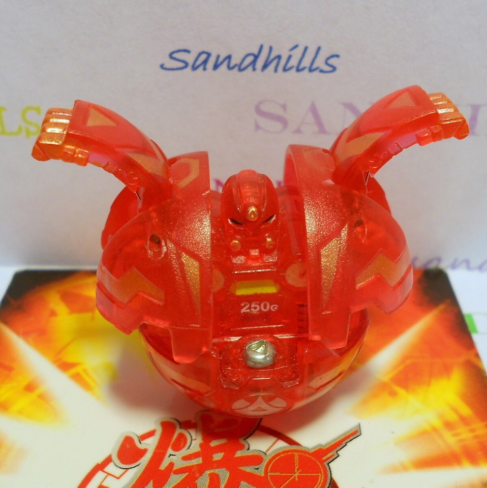 Bakugan Robotallion Red Pyrus Translucent B1 250G | eBay