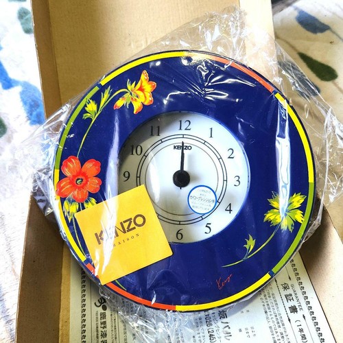 SEIKO KENZO Vintage Floral Analog Wall Clock Retro Showa Era Japan | eBay