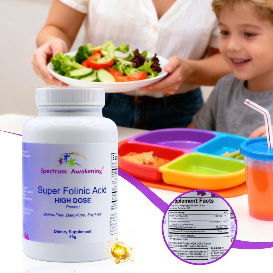 Spectrum Awakening Super Folinic Acid High Dose Powder 63g | eBay UK