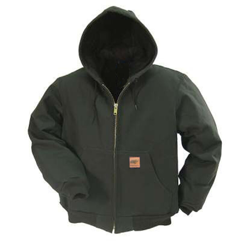 Mens Winter Thermal Duck Jacket Coat Sandstone Jacket Canvas Quilted ...