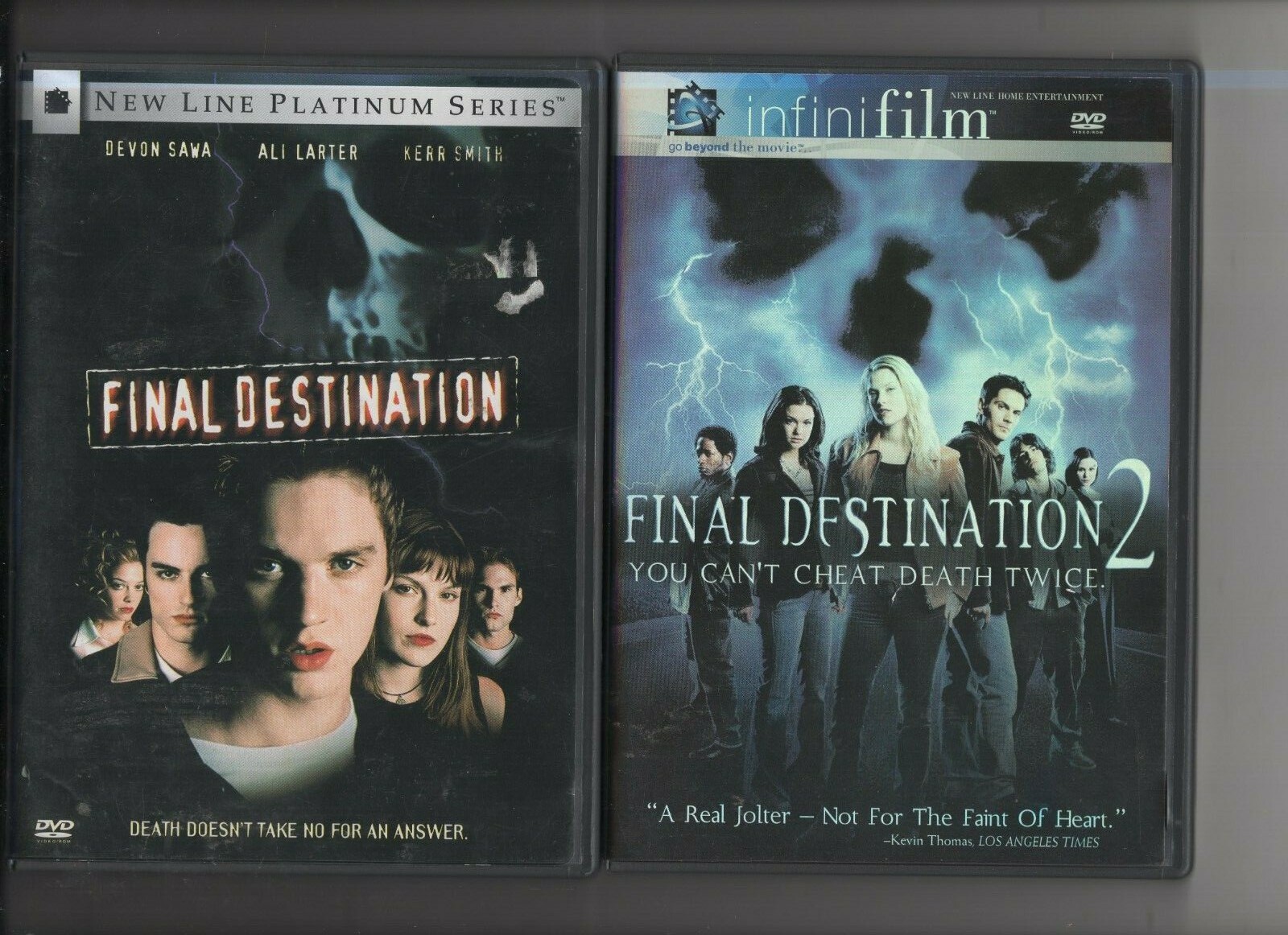 LOT OF 2 Final Destination 1&2 (DVD, 2003, Infinifilm Widescreen Full ...