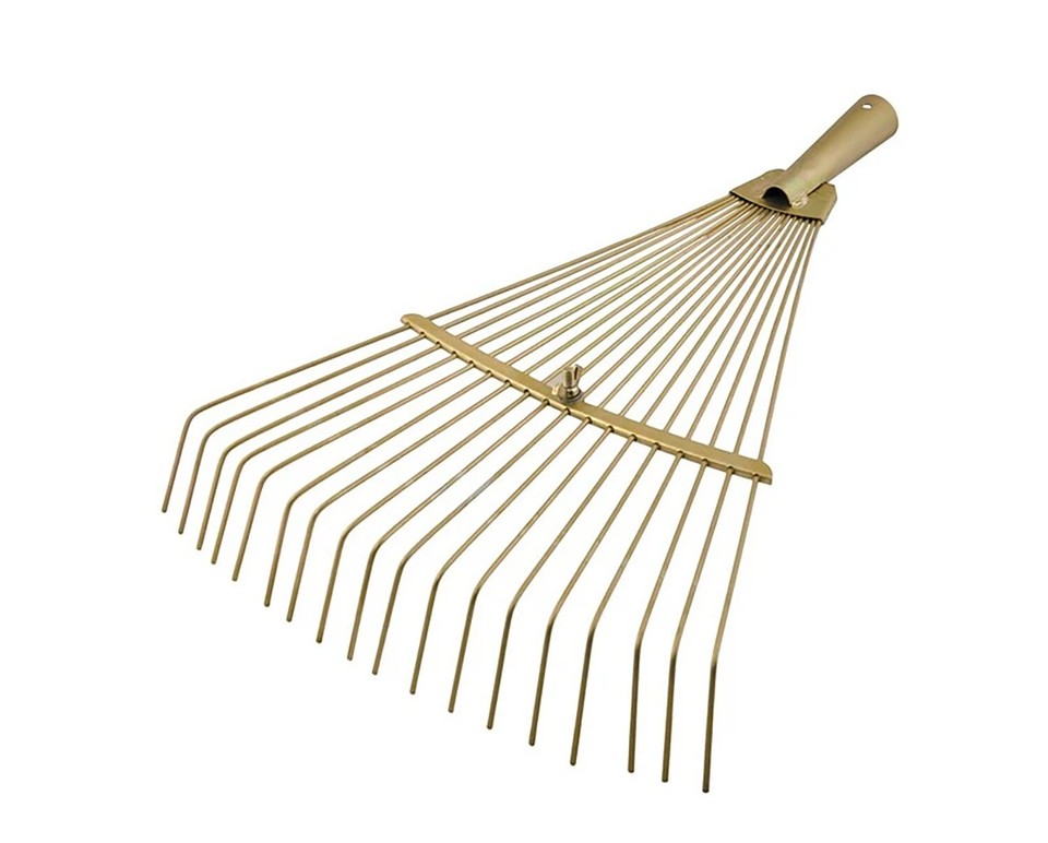 ADJUSTABLE FAN RAKE WITH 18 TEETH, GALVANIZED | eBay