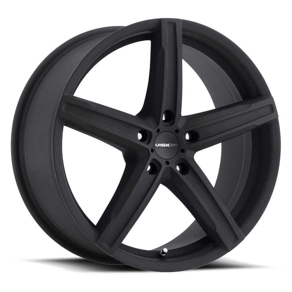 4 New 15x6.5 Vision 469 Boost Satin Black 4x100 ET38 Wheels Rims | eBay