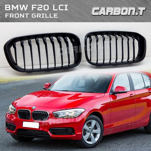 Matte Black Fit BMW F20 F21 LCI 1-Series 118i 120i M135i Front Grille ...