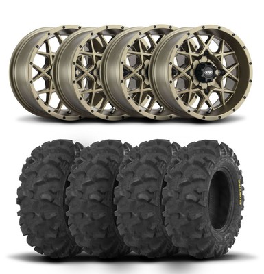 ITP Hurricane 14" Bronze Wheels And Blackwater Evolution Tires [30x10 ...