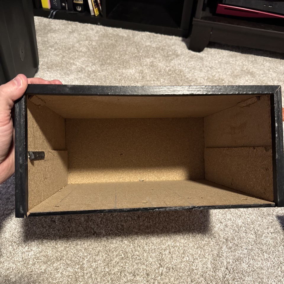 Super Nintendo SNES 24 Cartridge Game Wooden Storage Case Drawer ...