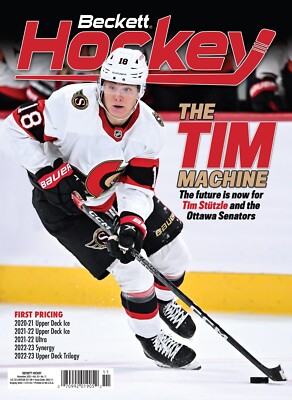 New NOVEMBER 2023 Beckett HOCKEY CARD PRICE GUIDE Magazine w/TIM STUZLE ...