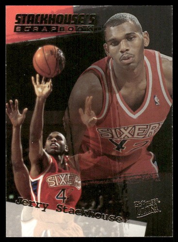 1995-96 Ultra #S-4 Jerry Stackhouse Stackhouse's Scrapbook | eBay