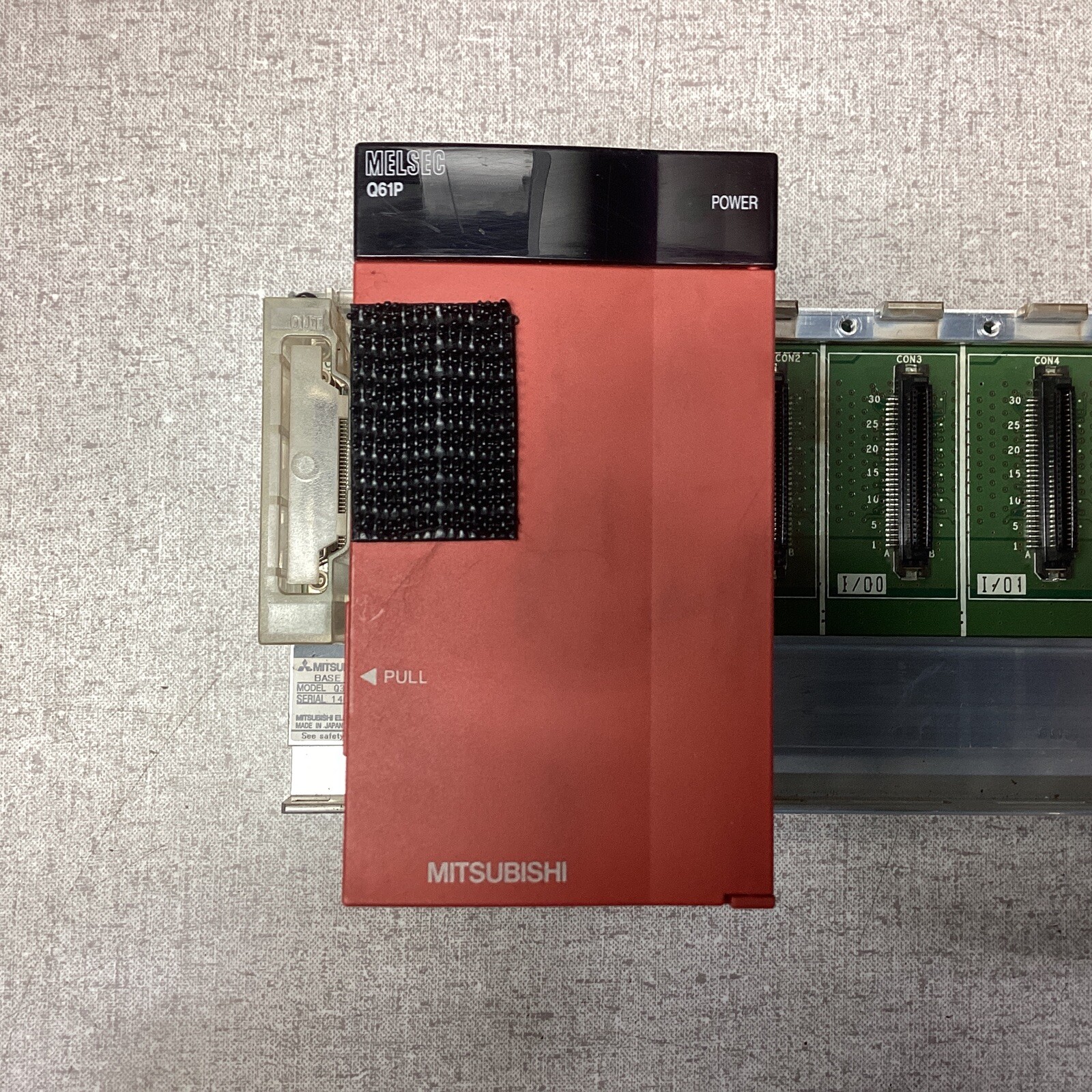 Mitsubishi Q38B Base Unit with Melsec Q61P Power Supply #3794FMlPT28 | eBay