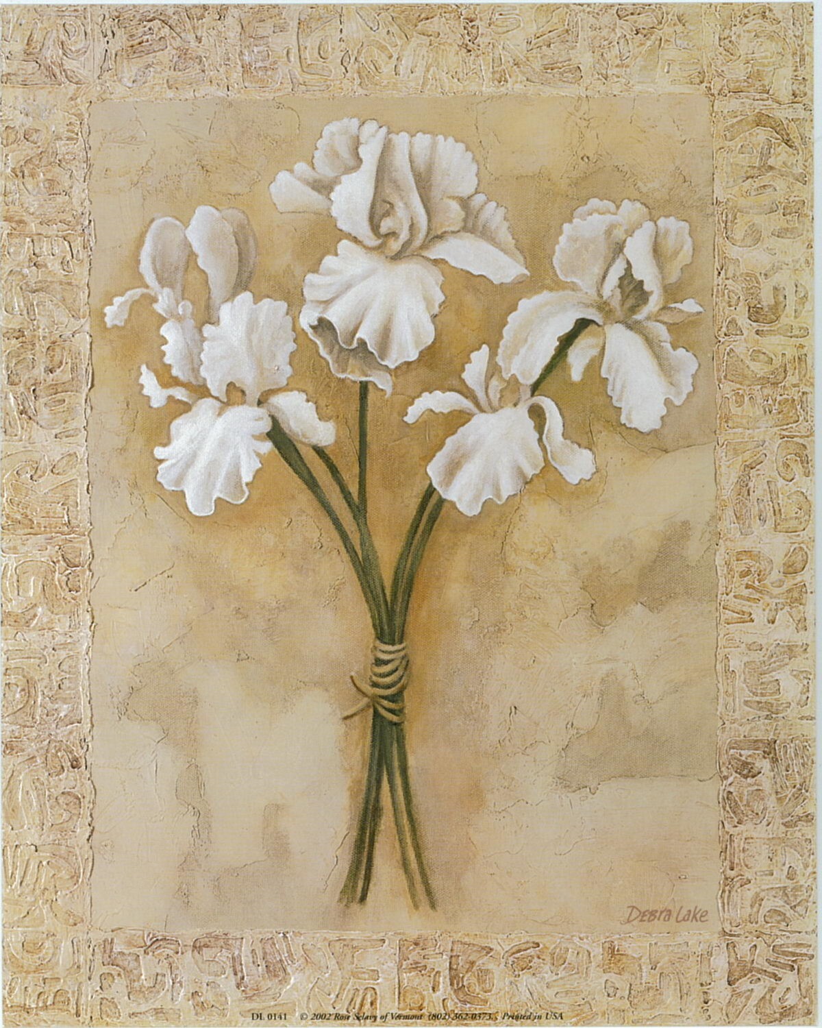(8 x 10) Art Print DL0141 DEBRA LAKE Lilies | eBay
