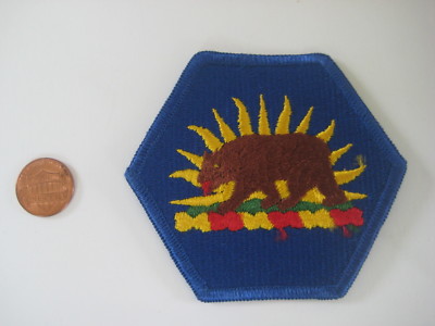 vtg California army national guard PATCH military reserve csmr CA ...