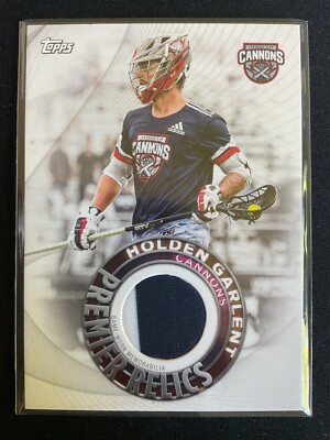 Holden Garlent 2022 Topps Premier Lacrosse League PLL Relics Jersey (2 ...