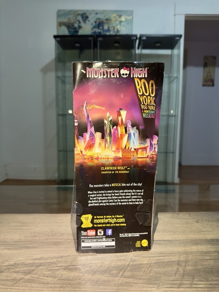Monster High First Wave BOO YORK Clawdeen Wolf Doll 2014 MIB NRFB | eBay