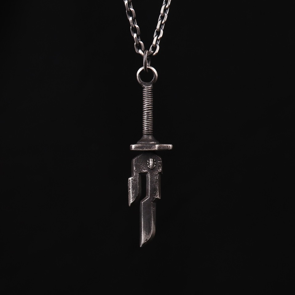 925 Sterling Silver Toji Fushiguro Pendant Inverted Spear Of Heaven ...