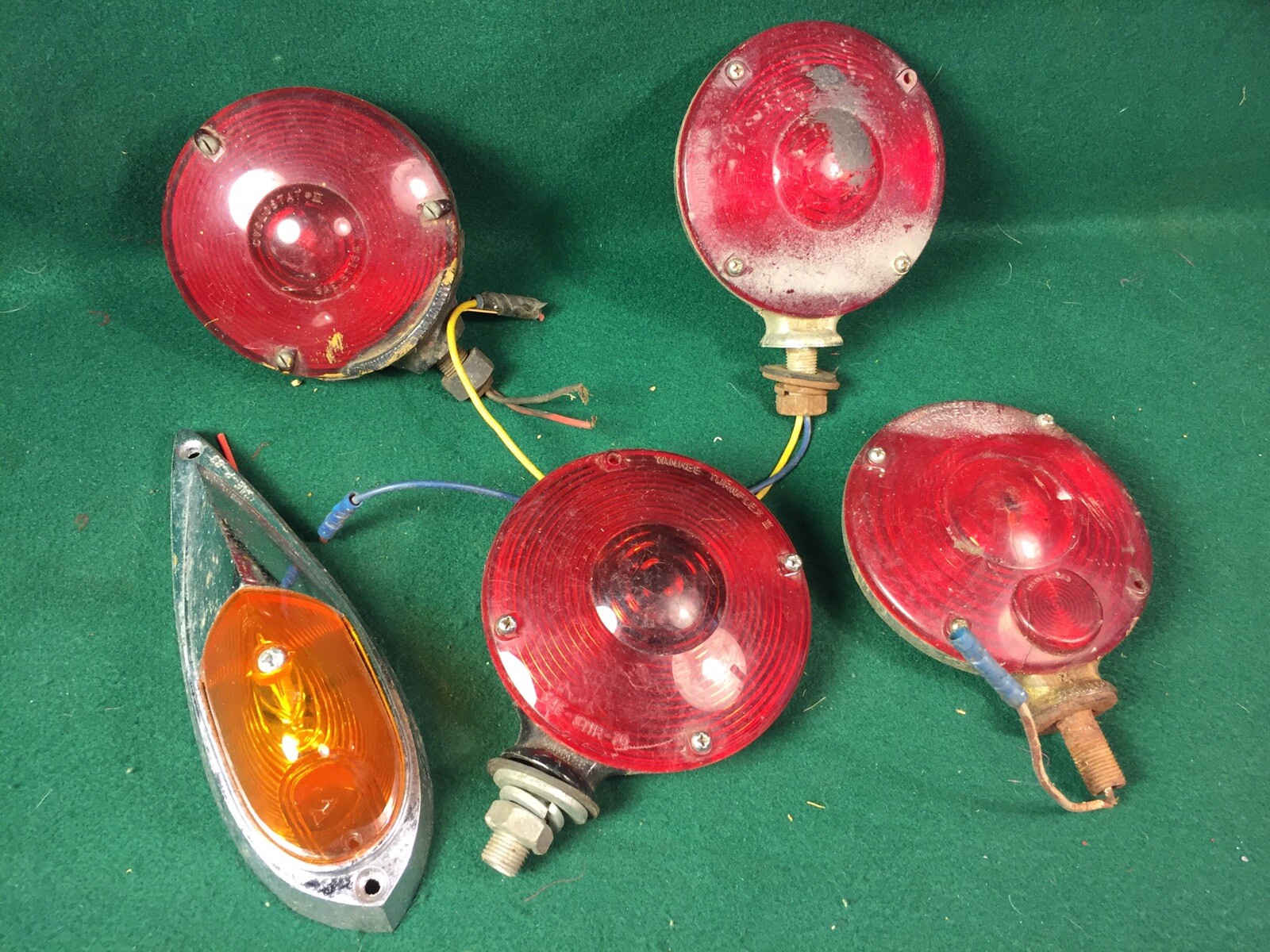 Vintage Lot Of Turn Signal Running Lamps Lights Yankee Turnflex | eBay