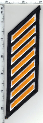 Police Dept. Longevity 7-Stripe Gold Patch (Hash Mark) 35 - 39 Years ...