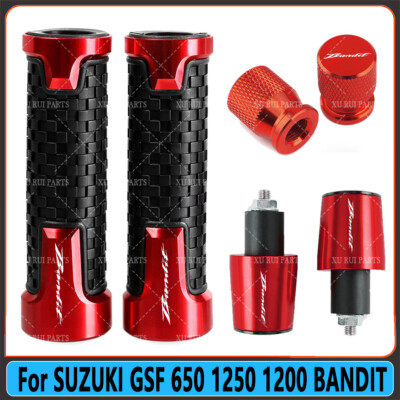 Red - For SUZUKI GSF 650 1250 1200 Motorcycle Handlebar Hand Grip ...