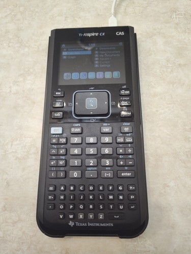 Texas Instruments TI-Nspire CX Graphing Calculator With Cover TESTED ...